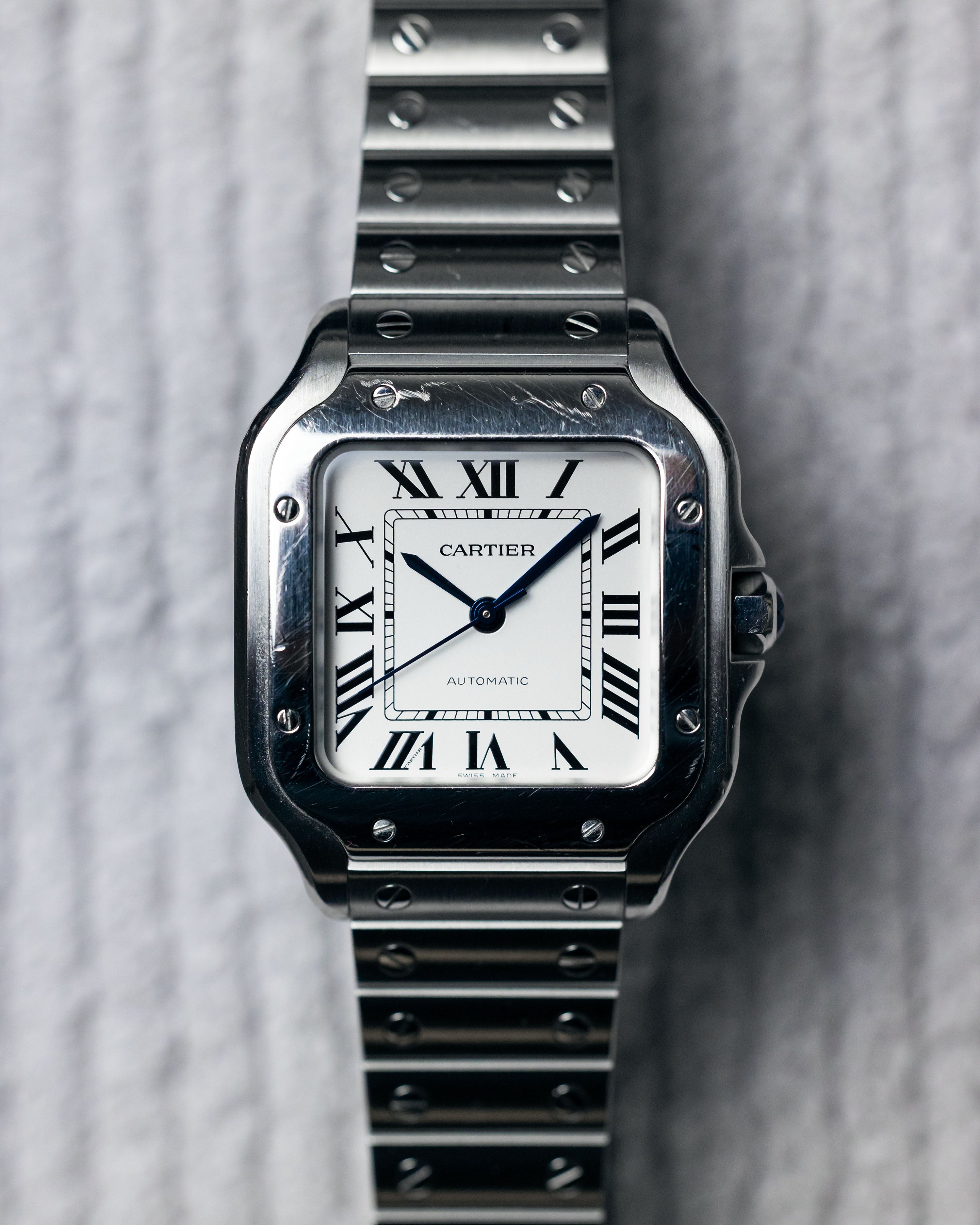 2019 Cartier Santos De Cartier White Dial Medium – Circle Red Watches